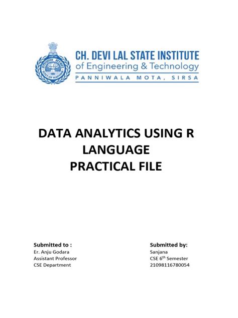 Sanju R Pdf Computer Programming Statistics