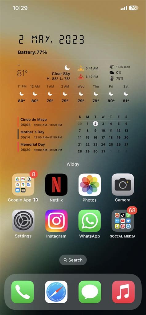 Ios 16 Home Screen Riossetups