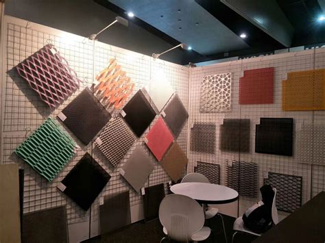 Durable And Flexible Powder Coated Flattened Aluminum Expanded Metal Mesh For Ceiling Expore