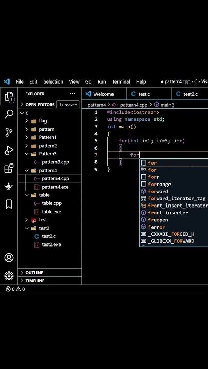 Print Number Pattern In C 🔥🔥 How To Print Numbers Pattern In C Shorts Viral Youtube