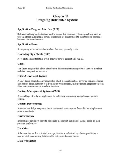 Chapter 12 Designing Distributed Systems Download Free Pdf Web Server Internet And Web