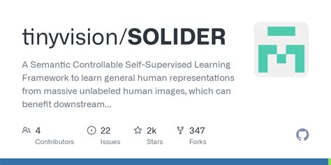 Github Tinyvisionsolider A Semantic Controllable Self Supervised