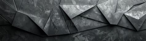 Abstract Geometric Dark Pattern With Angular Shapes And Textures Perfect For Modern Design