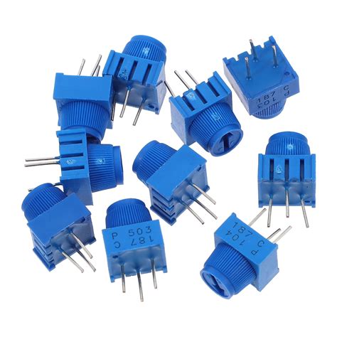 Ibasetoy 10pcs Rotary Potentiometer Variable Resistors Potentiometers