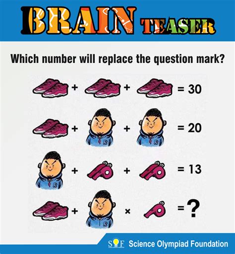 Brain Teaser Brain Teasers Critical Thinking Teaser