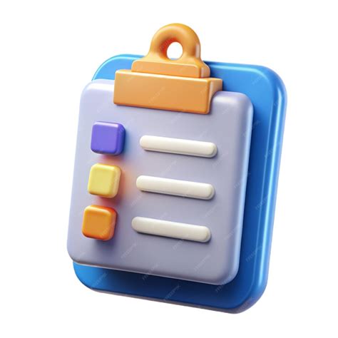 Premium Photo Assignment Icon Clipboard Checklist Document Symbol