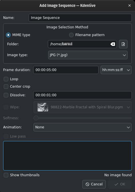 Image Sequence Dokumentace Pro Kdenlive Manual 25 08
