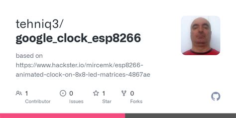 GitHub Tehniq Google Clock Esp Based On Https Hackster Io Mircemk Esp Animated