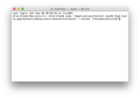 How To Make A Bootable MacOS High Sierra USB Install Key IClarified