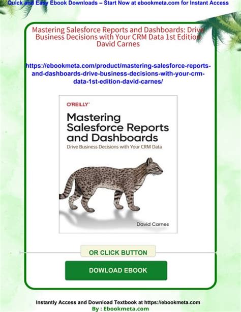 Mastering Salesforce Reports And Dashboards Drive Business Decisions With Your Crm Data 1st