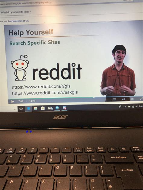 Taking The Coursera Online Gis Course Was Wondering If Reddit Would Get Referenced Not