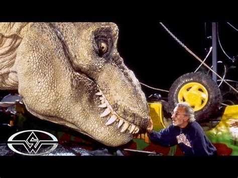 Jurassic Park Animatronic T Rex Rehearsal Behind The Scenes With The Stan Winston Dinosaur