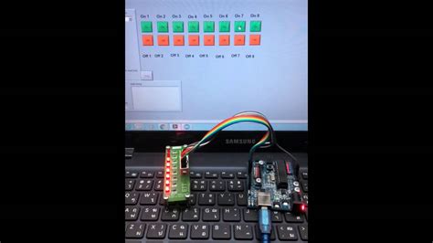 Led Control By Arduino From Labview Youtube