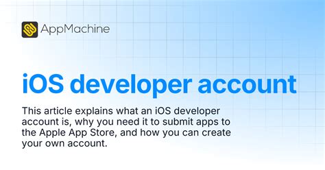 Ios Developer Account Appmachine Support Center Ios Developer Account Appmachine Support Center