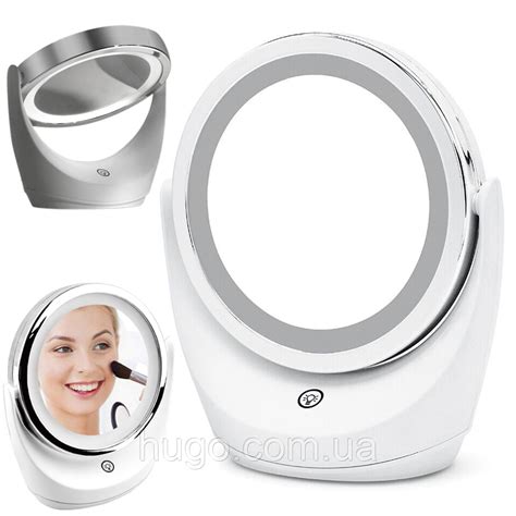 Настільне дзеркало для макіяжу з Led підсвічуванням та Usb Lamp Косметичне кругле дзеркало