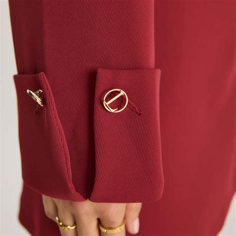 Structured Jacket Wine