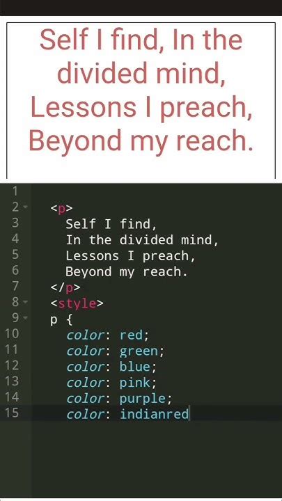 How To Color Your Text Using Css In Web Design Cssday Css Html