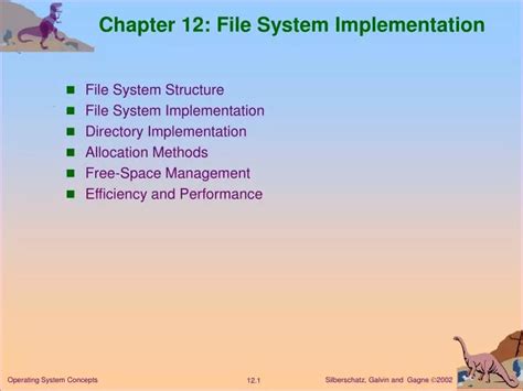 Ppt Chapter 12 File System Implementation Powerpoint Presentation Free Download Id1777292
