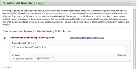 Redcap Branching Logic Checkbox Clipart