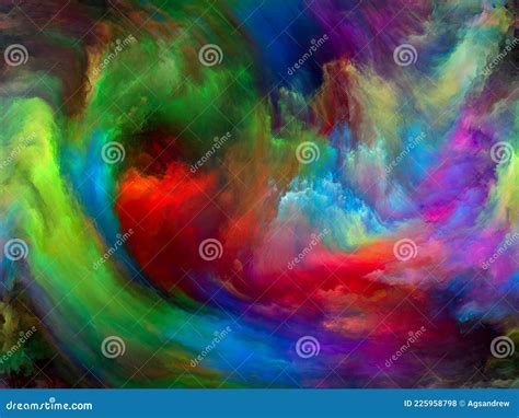 Exploding Paint Stock Illustration Illustration Of Abstract 225958798