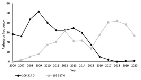 Frequency Dynamics Of Two Of The Major Puccinia Triticina Pathotypes Download Scientific
