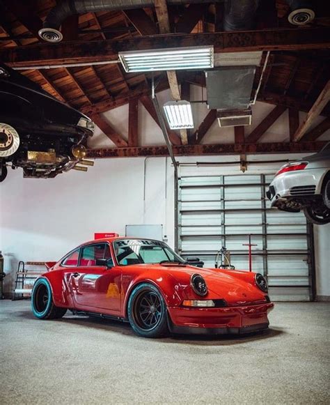 Garage With Porsche Cars Magnus Walker Loft 911 Rwb Sportscars