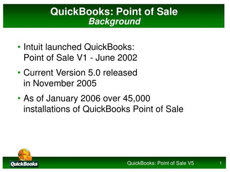 PPT QuickBooks Point Of Sale PowerPoint Presentation Free Download ID