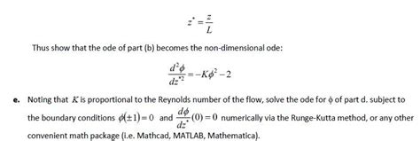 2 Consider Radial Outflow Between Two Parallel Disks