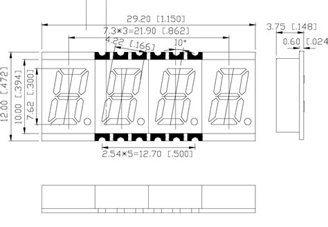0 3 Inch Four Digit 7 Segment SMD LED Display SMD LED Display And 0 3 Inch 7 Segment