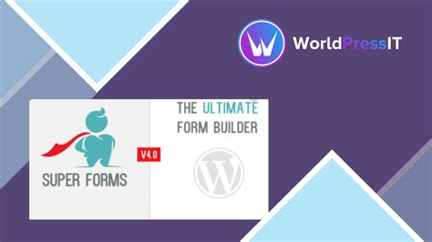 Super Forms Drag And Drop Form Builder Worldpress It