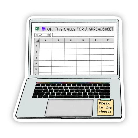 Excel Spreadsheets Sticker Excel Spreadsheets Spreadsheet Excel