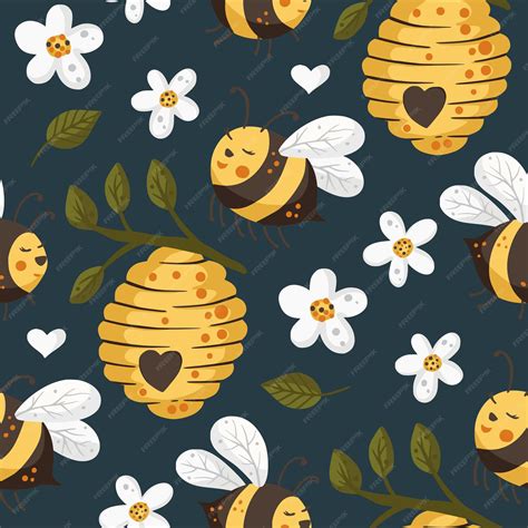 Cute Honey Bee Wallpaper