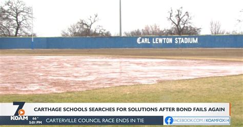 Carthage Schools Searches For Solutions After Bond Fails Again News