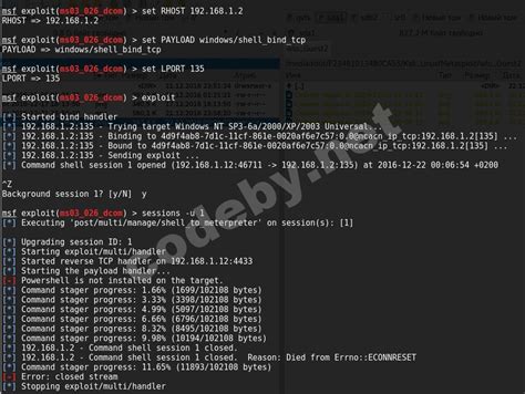 Неудачная атака Windows Xp 135 порт Форум информационной безопасности