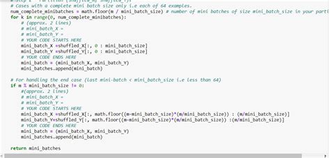 Mini Batch Gradient Descent Handling The Last Mini Batch Improving