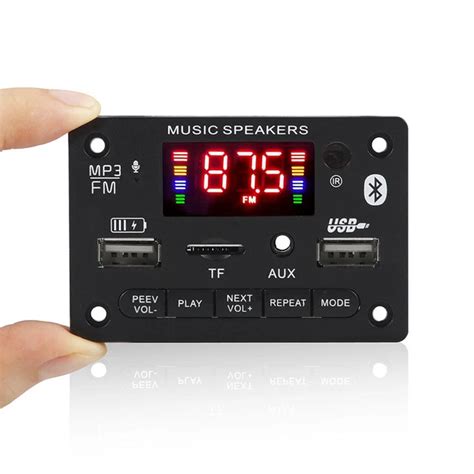 Bluetooth 5 0 Mp3 Decoder Decoding Board Module 12v Car Usb Mp3 Player Pm Lw Eur 7 87 Picclick Fr