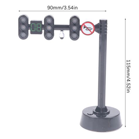 교통 장난감 조명 표지판 도로 표지판 미니 정지 모델 장난감 놀이 세트 거리 소녀 어린이 필수품 램프 소품 가상 놀이 플레이 차량 및 모델