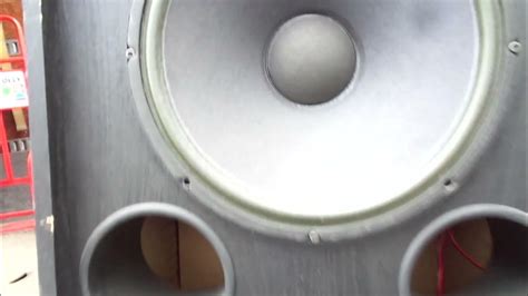 DEMO OF VINTAGE ELECTRO-VOICE EV TL606DW SPEAKER #1 FOR SALE - YouTube