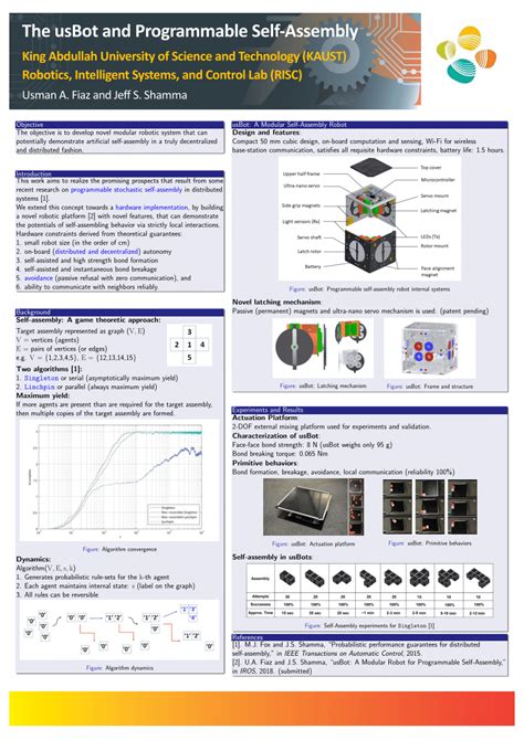 PDF The UsBot And Programmable Self Assembly