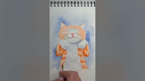 Милый котик Как нарисовать котика поэтапно Уроки рисования для детей Youtube
