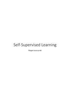Self Supervised Learning Stanford University Self Supervised Learning Stanford University