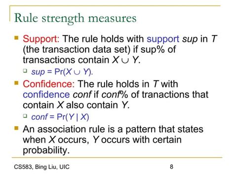 Cs583 Association Sequential Patterns Ppt