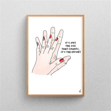 Minimal Erotic Art Couple Hands Passionate Hands Size Doesn T Matter Sexy Wall Art Above Bed
