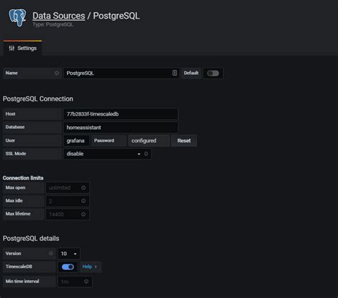 Home Assistant Add On Postgresql Timescaledb Share Your Projects