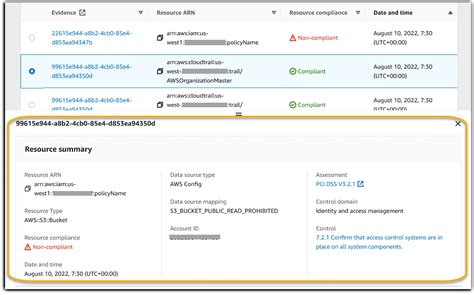 Viewing Results In Evidence Finder Aws Audit Manager