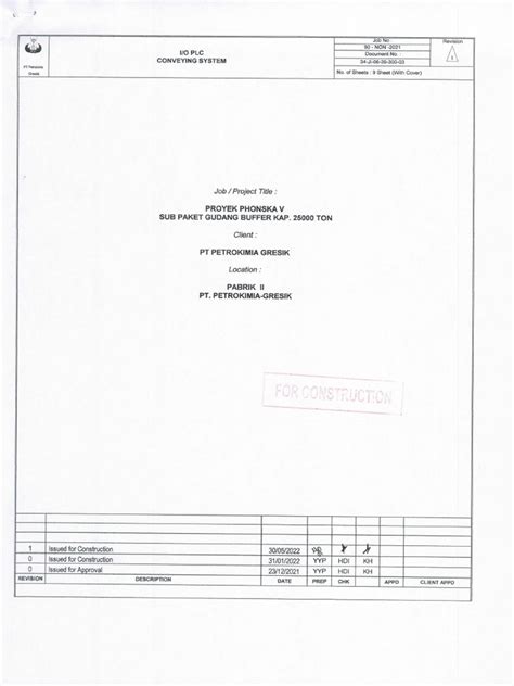 Plc Io List Instrument Gudang Buffer Pdf