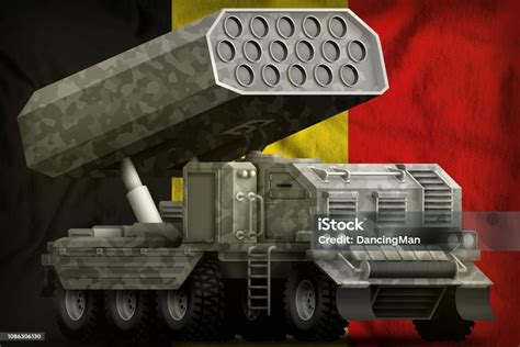 로켓 포병 벨기에 국기 배경에 회색 위장 미사일 발사대 3 차원 일러스트 레이 션 교통수단에 대한 스톡 사진 및 기타 이미지 교통수단 군사 기 Istock