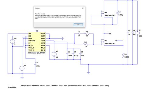Power Supply Too Few Nodes Error After Running The Simulation Electrical Engineering Stack