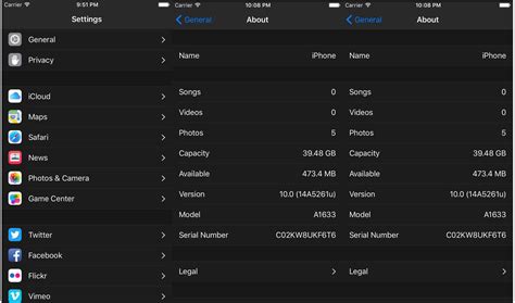 This Is The Ios 10 Dark Theme Apple Is Working On For Iphones And Ipads