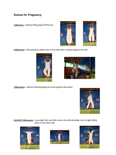 Pregnancy Asanas Pdf